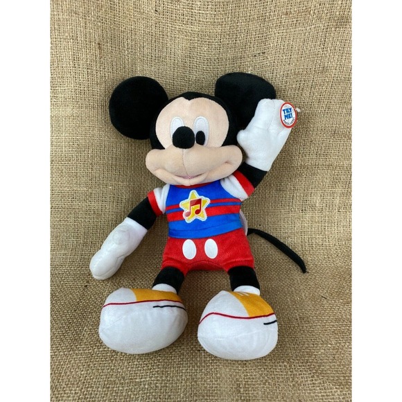 Disney | Toys | Disney Junior Singing Fun Mickey Mouse Plush | Poshmark